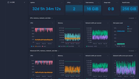 Host (Datadog) dashboard template | Better Stack